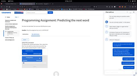 Not Able To Submit Week 4 Assignment Predicting The Next Word Natural Language Processing