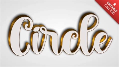 Circle Text Effect Generator