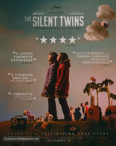 The Silent Twins 2022 Movie Poster