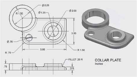 Solved Using Solidworks Model The Work Piece Shown In The