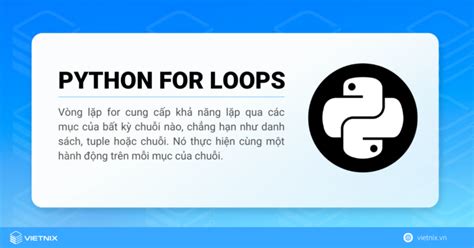 Vòng lặp for trong Python Học lập trình Python