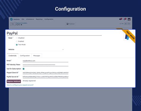 Odoo Website Payment Paypal Recurring For Enterprise Webkul