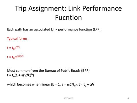 ppt 4 step model trip assignment powerpoint presentation free
