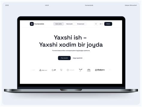 Frontendjob Job Portal For Frontend Developers 1 Images Behance
