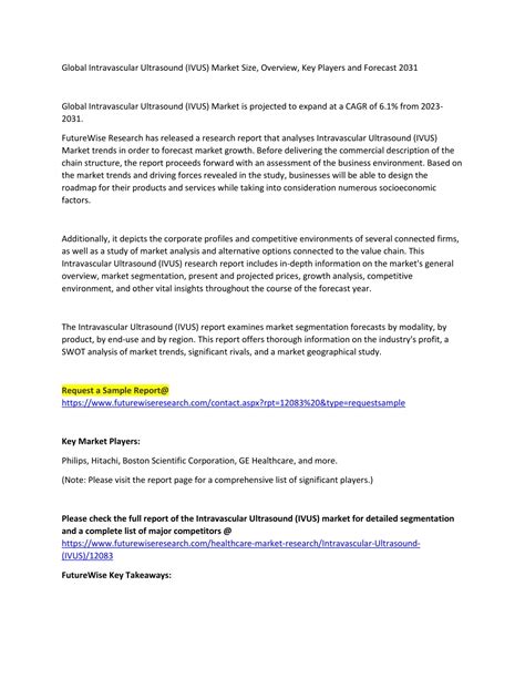 Ppt Intravascular Ultrasound Ivus Market Powerpoint Presentation Free Download Id12615058