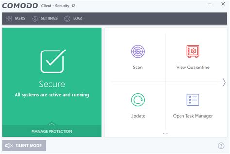 test comodo client security 12 for windows 10 212408 av test