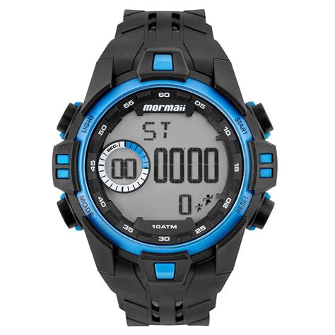 Relógio Mormaii Wave Masculino Mo041208a Preto