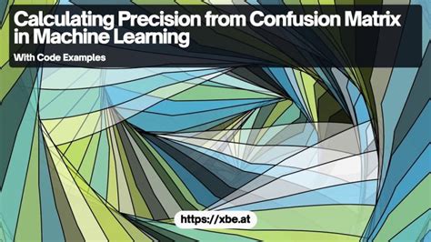 giuseppe canale cissp on linkedin calculating precision from confusion