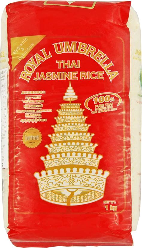 Royal Umbrella Royal Umbrella Thai Jasmine Rice 1kg Uk Grocery