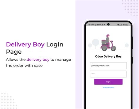 Odoo Delivery Boy App Driver Tracking Mobile App WebKul WebKul