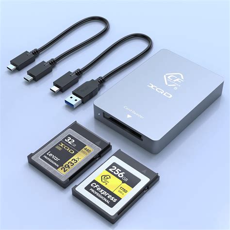 CFexpress Type B Card Reader And XQD Card Reader USB Gen Gbps Thunderbolt Port CF