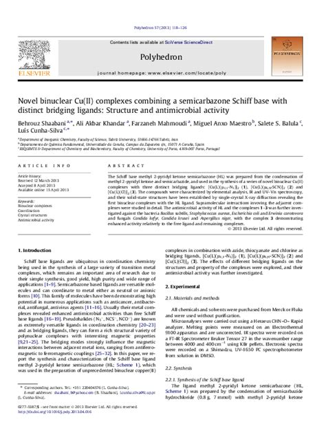 Pdf Synthetic Approach Characterization Superoxide Dismutase And Antimicrobial Activities Of