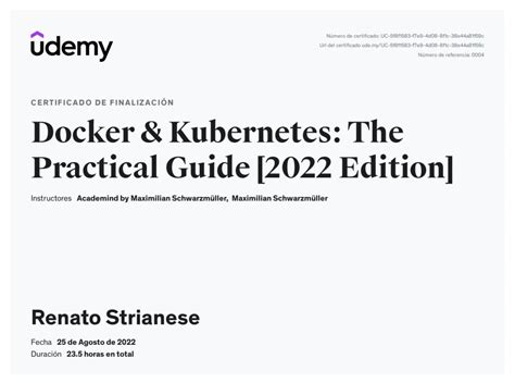 Docker And Kubernetes Certification