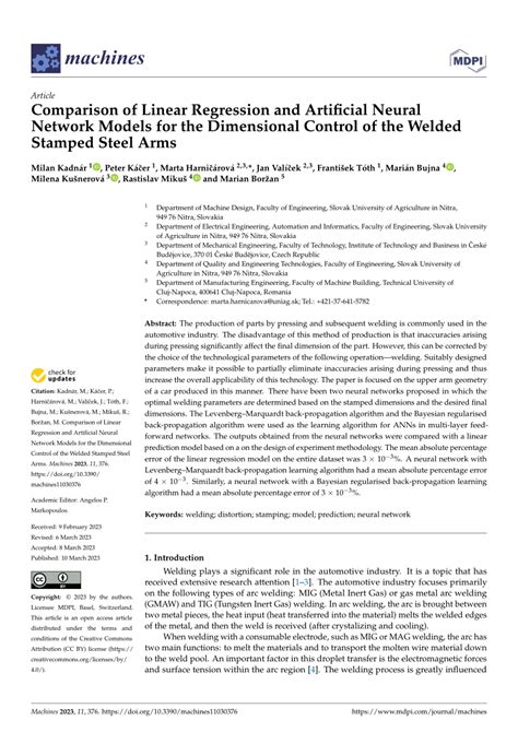 pdf comparison of linear regression and artificial neural network