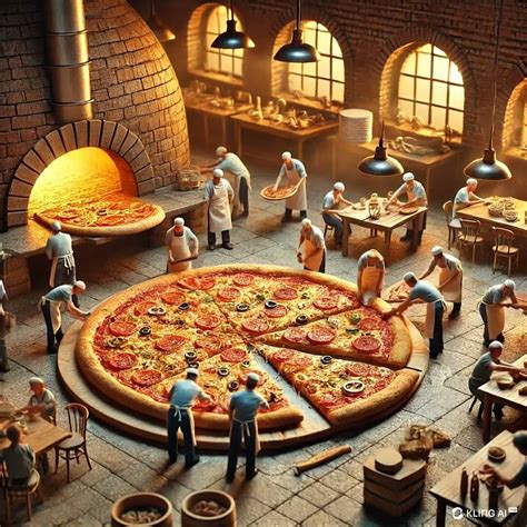 Mini Universe 작은 사람들이 만드는 거대한 피자 작은사람들 피자건설 미니셰프 Ai스토리shorts