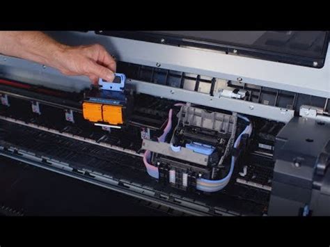 How To Replace The Printhead On A Canon Pro Series Printer Youtube