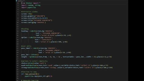 Vedant Singhal On Linkedin Python Tkinter Passwordgenerator Codewaychallenge Programming Gui