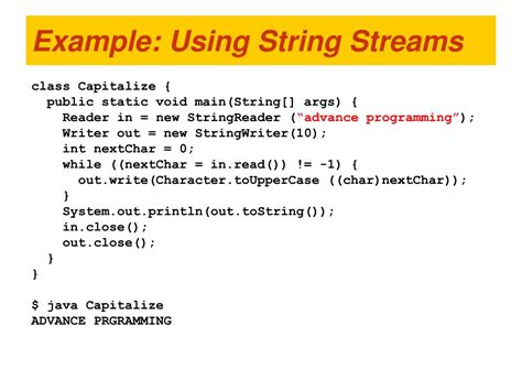Ppt Java Inputoutput Powerpoint Presentation Free Download Id4039908