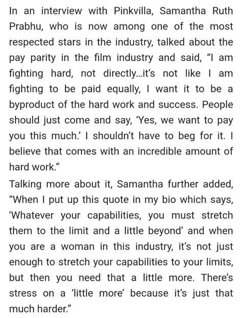 Samantha Opens Up About Gender Based Pay Disparity In The Film Industry