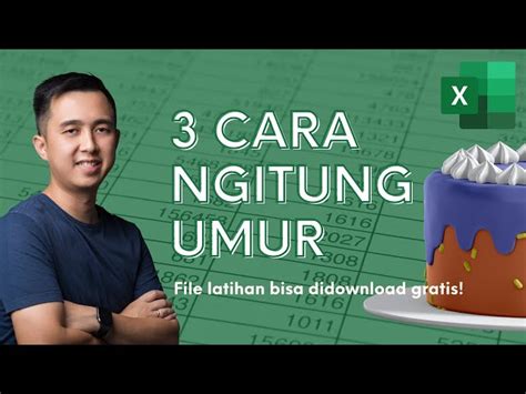 Langkah Praktis Cara Menghitung Usia Akurat Di Microsoft Excel