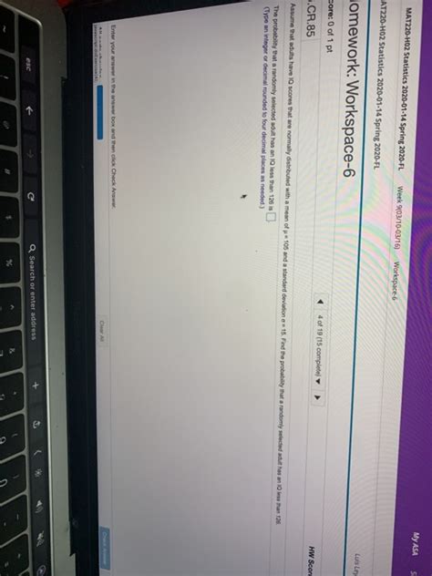 Solved Myasa Si Mat220 Ho2 Statistics 2020 01 14 Spring