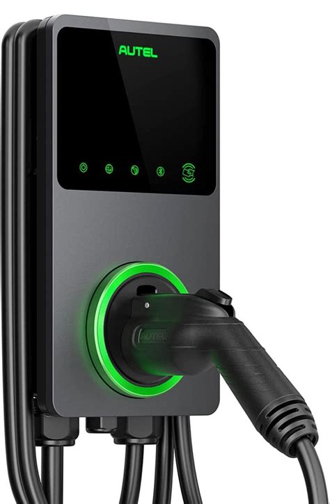 Autel MaxiCharger Home Smart Electric Vehicle EV Charger 40 Level 2 Wi Fi And Bluetooth