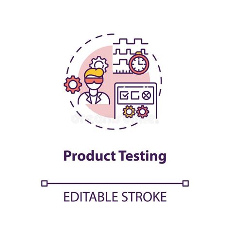 Product Testing Concept Landing Page Stock Vector Illustration Of