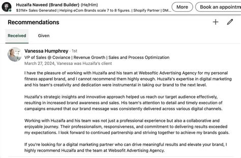 huzaifa naveed brand builder on linkedin i have the pleasure of