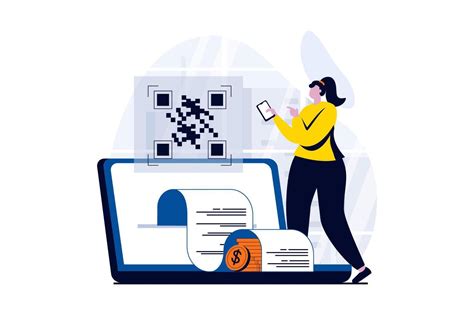 qr payment process vector art icons and graphics for free download