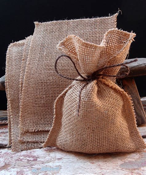 Burlap Pouch 2 Sizes Packaging Decor