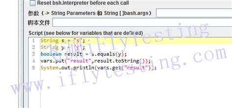 Jmeter报这个错beanshell Samplerresponse Code500 Response Messageorg