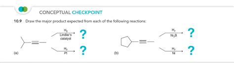 Solved 10 9 Draw The Major Product Expected From Each Of The