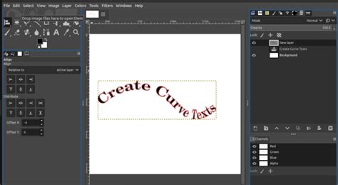 How To Curve Text In GIMP Complete Guide Edits 101