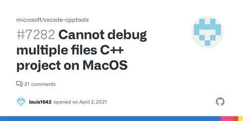 Cannot Debug Multiple Files C Project On Macos · Issue 7282
