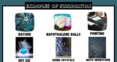 25 Examples Of Sublimation Vivid Examples
