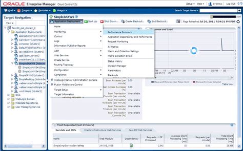 Webサービスおよびjmxを使用した監視