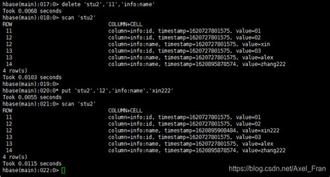hbase bulkload 批处理插入数据 多列数据 hbase shell如何一条命令插入多条数据 csdn博客