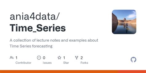 GitHub Ania4data Time Series A Collection Of Lecture Notes And Examples About Time Series