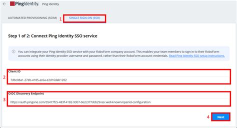 SSO Integration With Ping Identity RoboForm Help Center