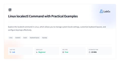 linux localectl command with practical examples labex