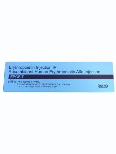 Epofit 4000 Iu Injection Prescription At ₹ 600 Piece In Chennai Id