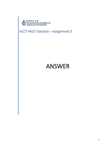 [solution] take home assignment 3 2023s 1 pdf taxes tax deduction