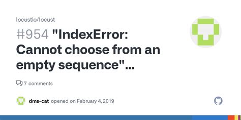 Indexerror Cannot Choose From An Empty Sequence Between Tasks