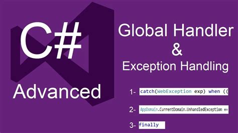C Advanced Global Exception Handler And Exception Handling Youtube