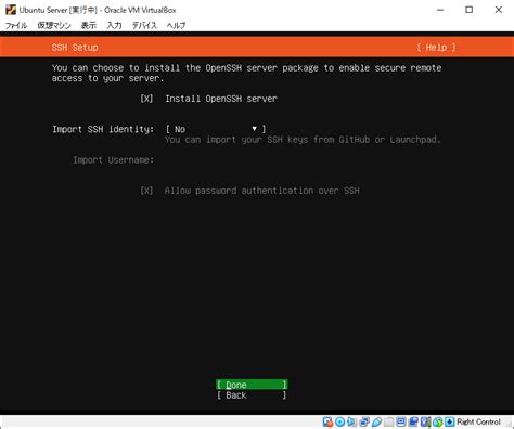 Ubuntu Serverのインストール Ubuntu Serverのインストール