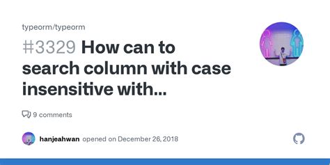 How Can To Search Column With Case Insensitive With FindAndCount Issue Typeorm Typeorm