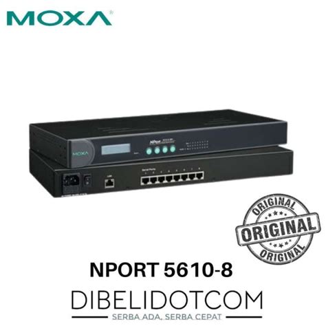 Promo Moxa Nport 5610 8 Serial Rs232 Rackmount Serial Device Servers 8 Port Diskon 23 Di Seller