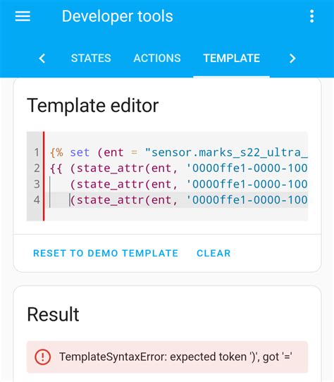 Problems With Template Configuration Home Assistant Community