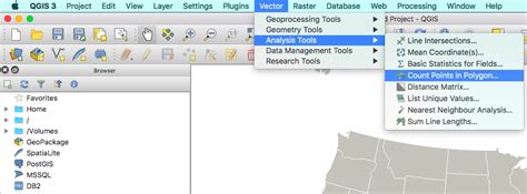 Counting Points In Polygons In QGIS