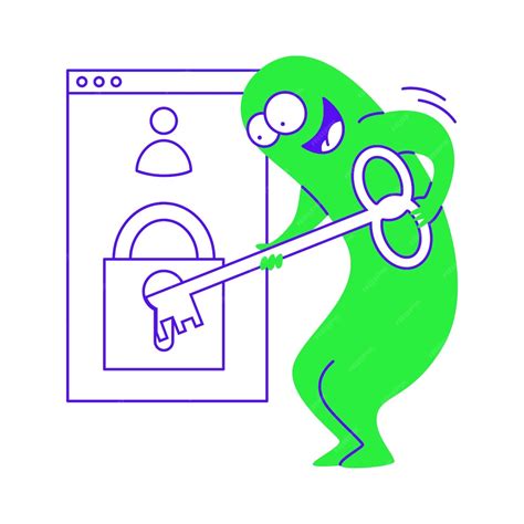 Premium Vector Hacking Into Account